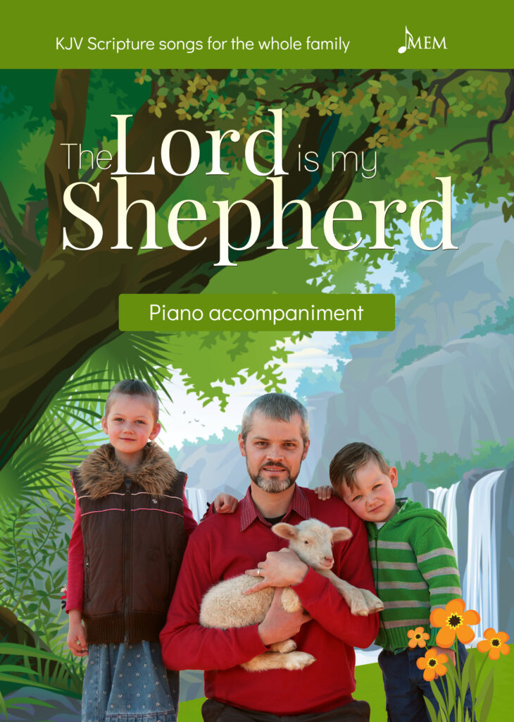 The Lord is My Shepherd sheet music & posters bundle DIGITAL DOWNLOAD ...